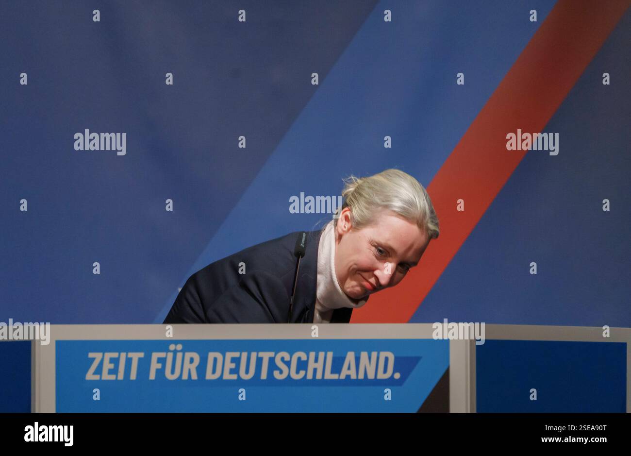 Kusel, Germany. 08th Feb, 2025. Alice Weidel (AfD), top candidate for ...