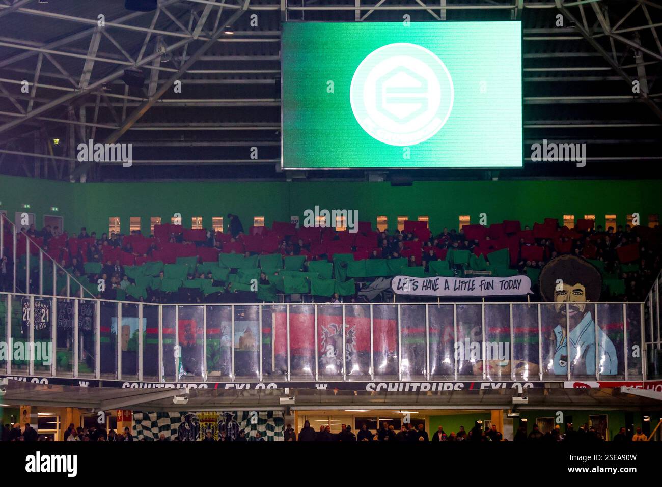 Groningen, Netherlands. 08th Feb, 2025. GRONINGEN, 08-02-2025, Stadium ...