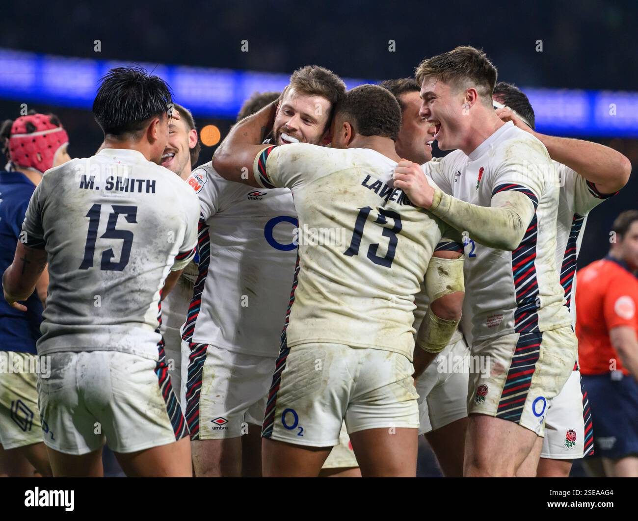 London, UK. 08th Feb, 2025. England v France - Six Nations Championship ...