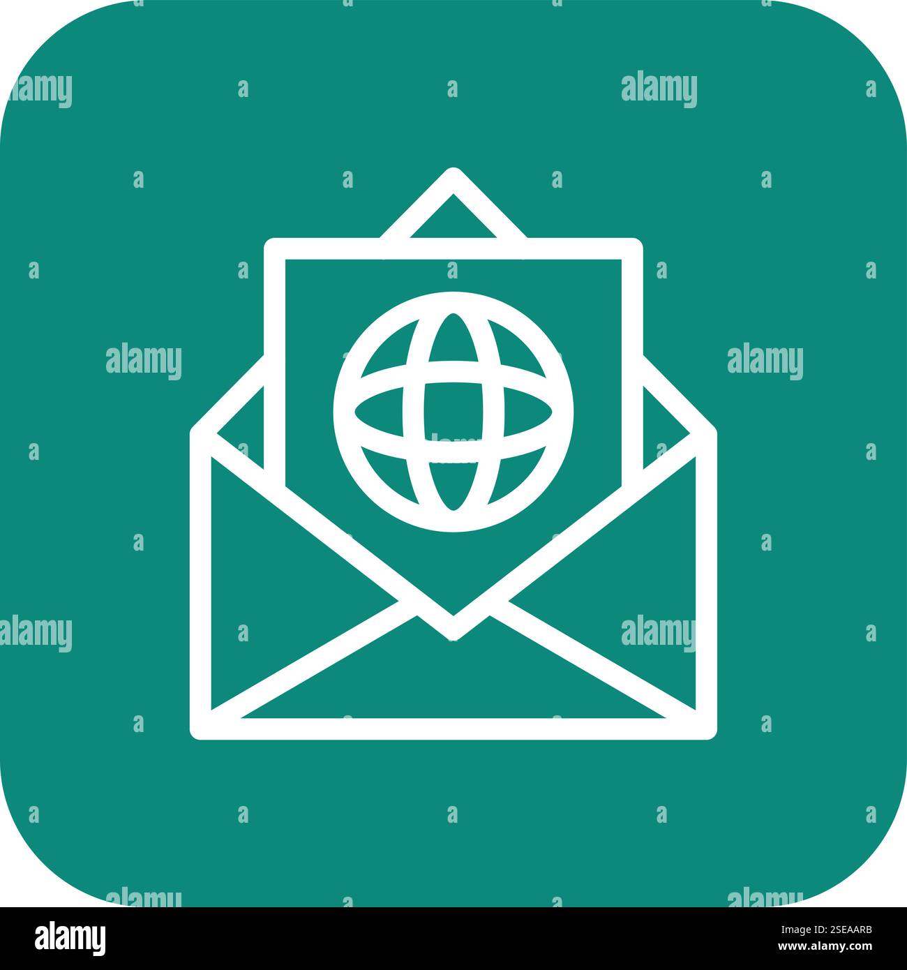 Global Communication Vector Icon Design Illustration Stock Vector Image ...