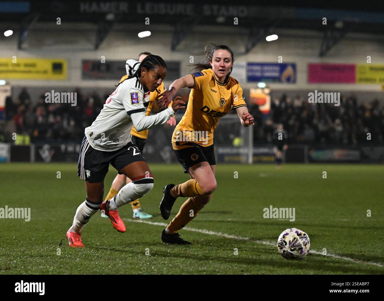 Manchester United's Geyse da Silva Ferreira breaks forward during the ...