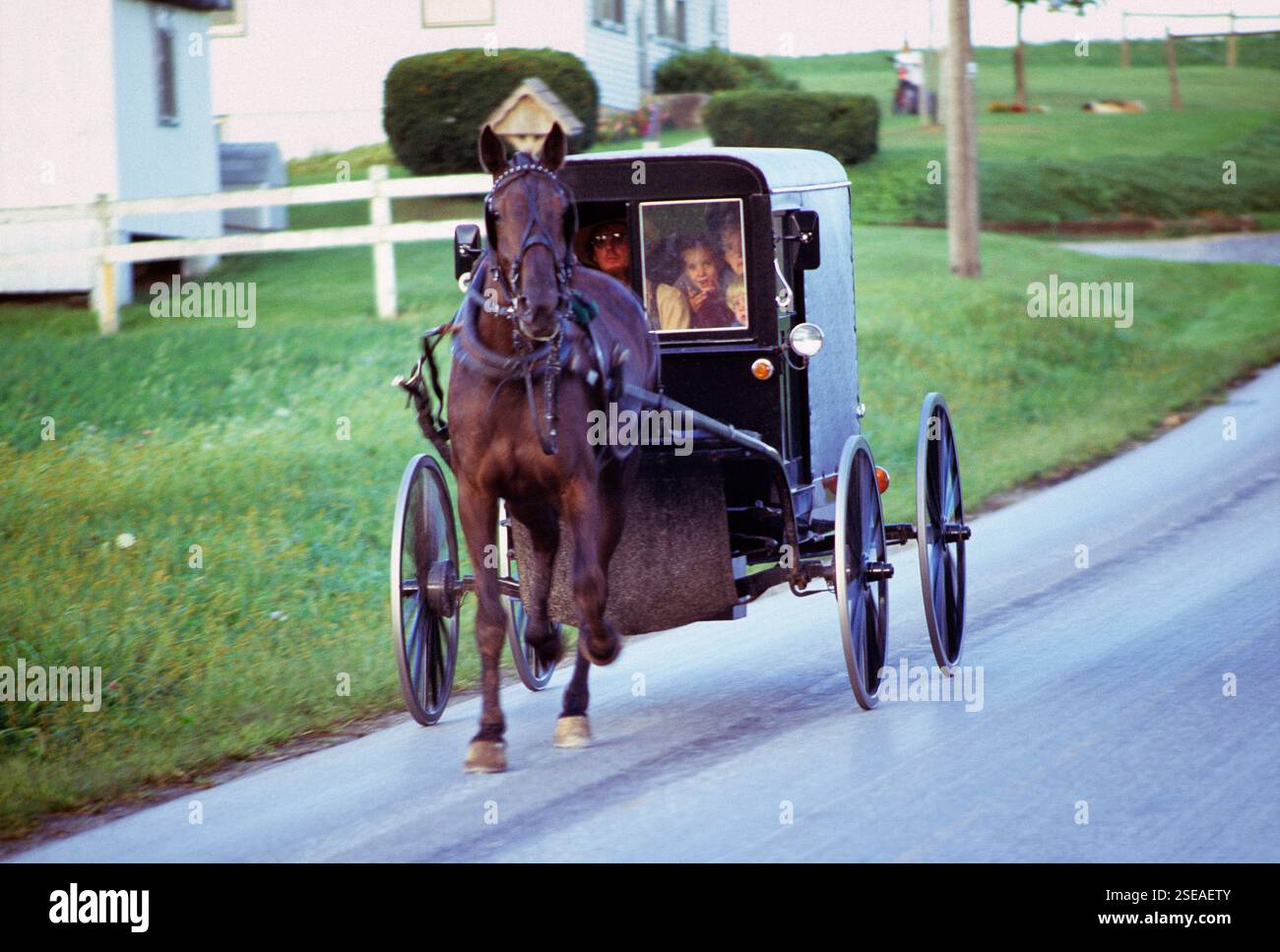 The Amish; or Plain People; in Pennsylvania's Lancaster County; still ...