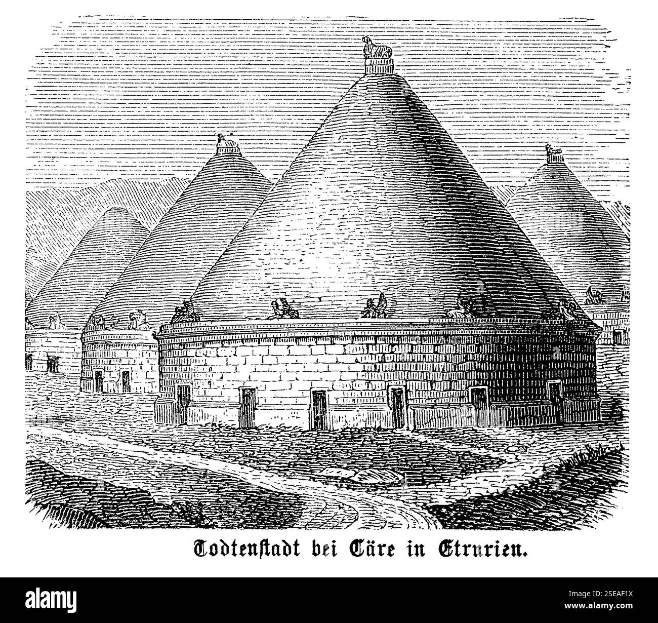 Ancient etruscan city Cut Out Stock Images & Pictures - Alamy