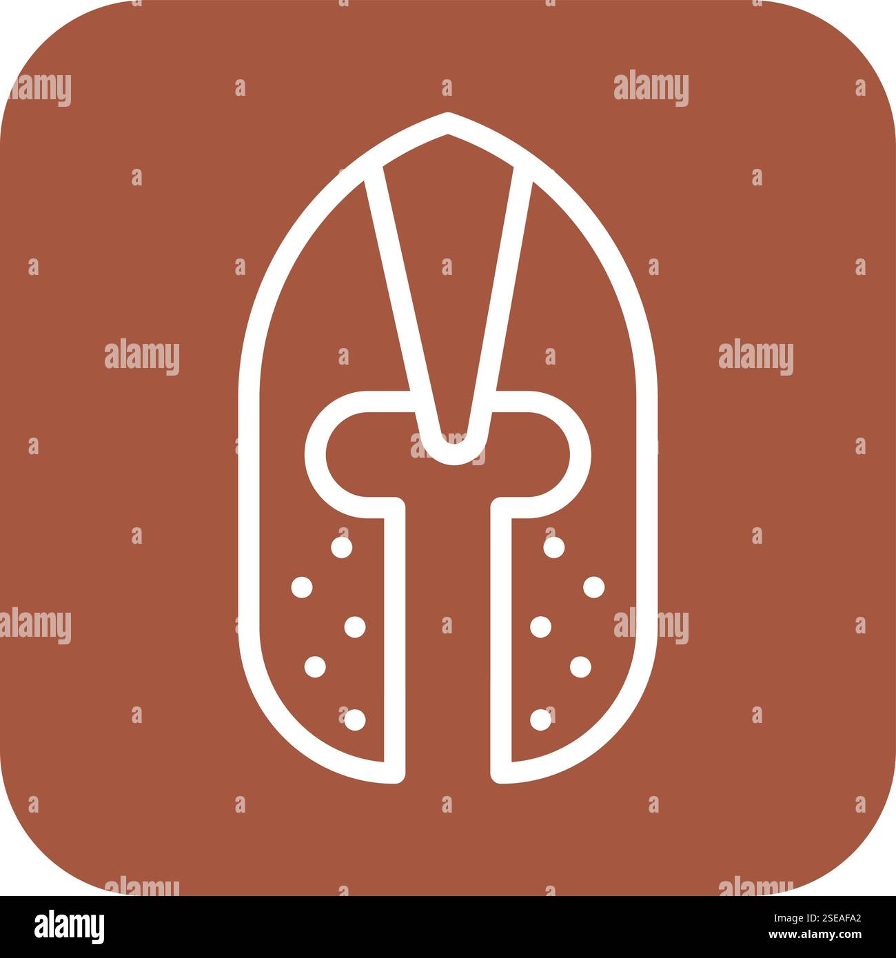 Knight helmet Vector Icon Design Illustration Stock Vector Image & Art ...
