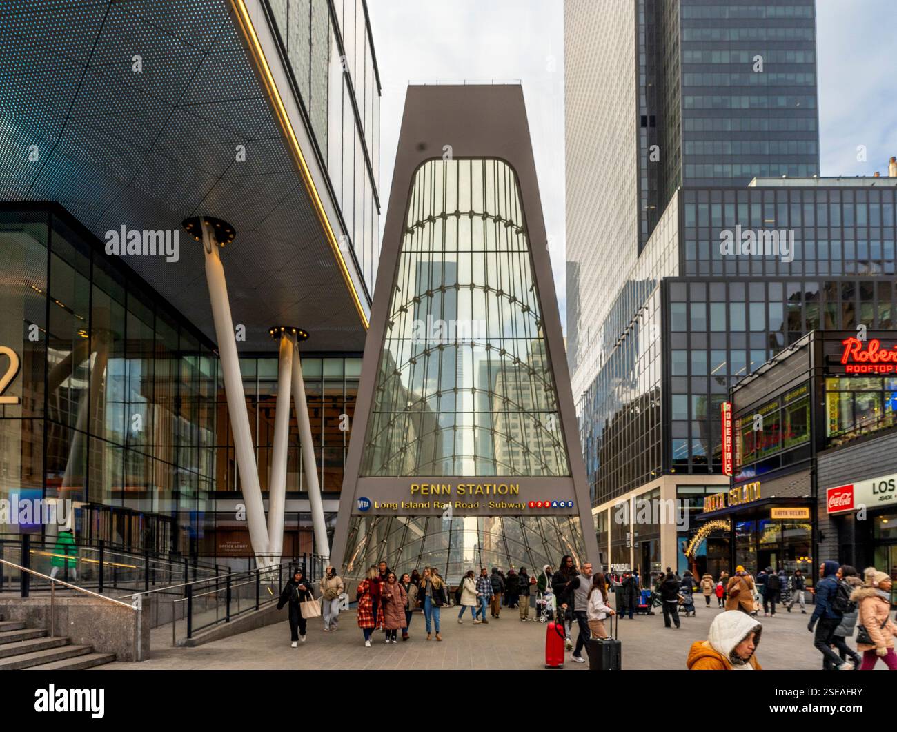 New York, NY - US - Jan 25, 2025 The East End Gateway is a striking 40 ...