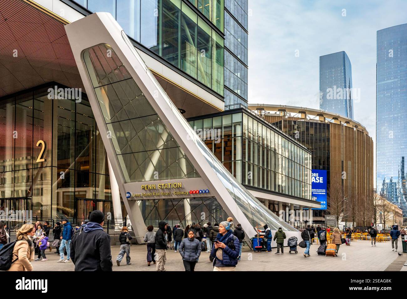 New York, NY - US - Jan 25, 2025 The East End Gateway is a striking 40 ...