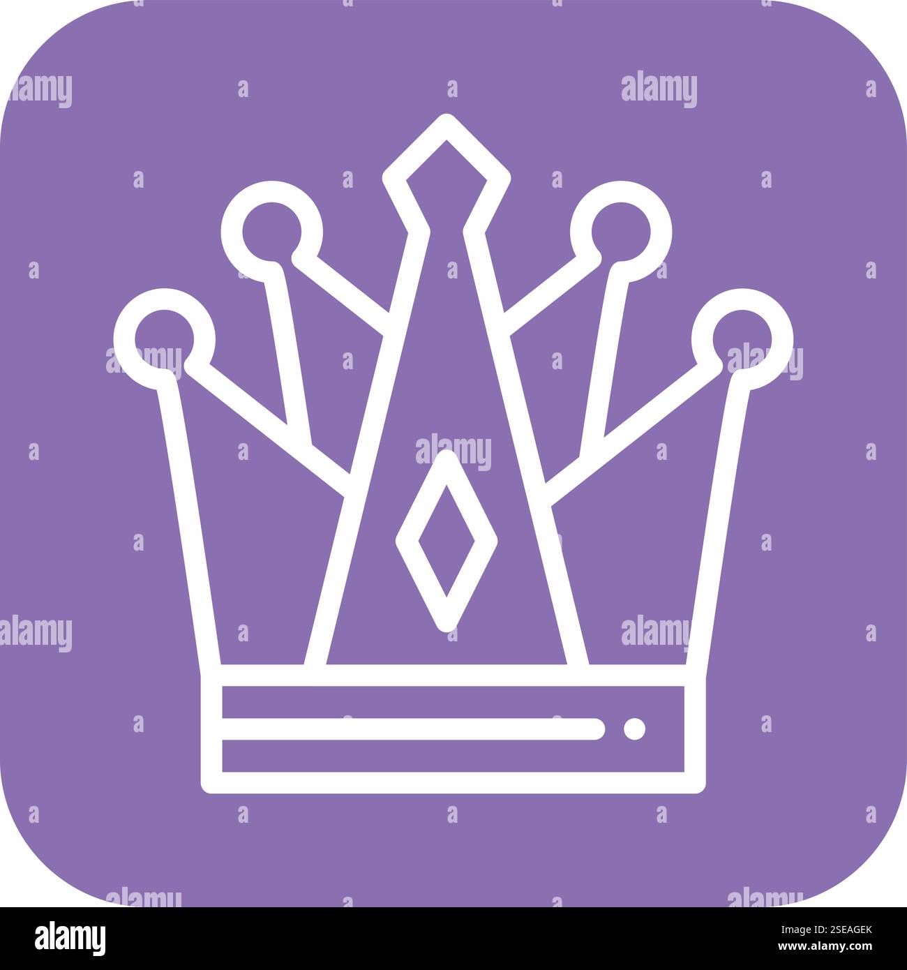 Minimal crown design hi-res stock photography and images - Alamy