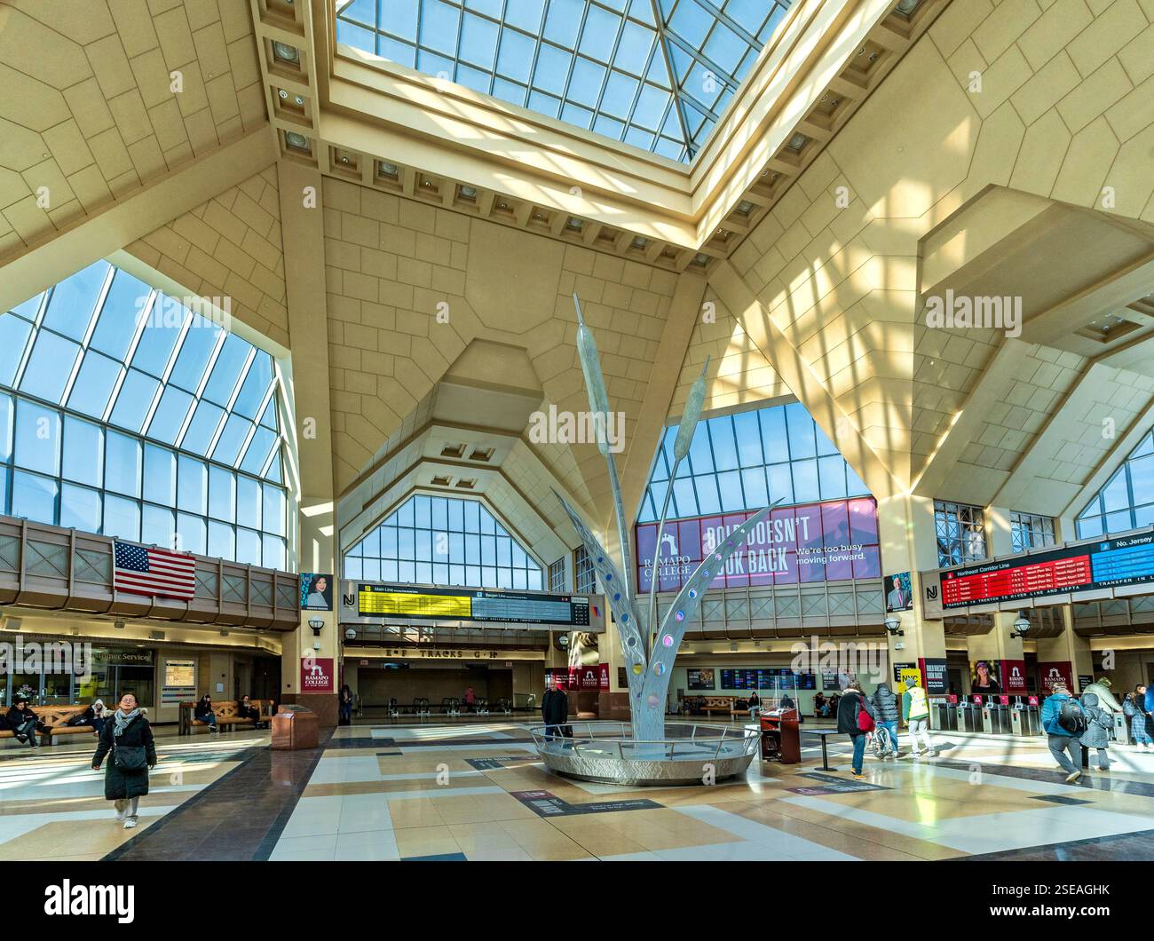 Frank r lautenberg rail station hi-res stock photography and images - Alamy
