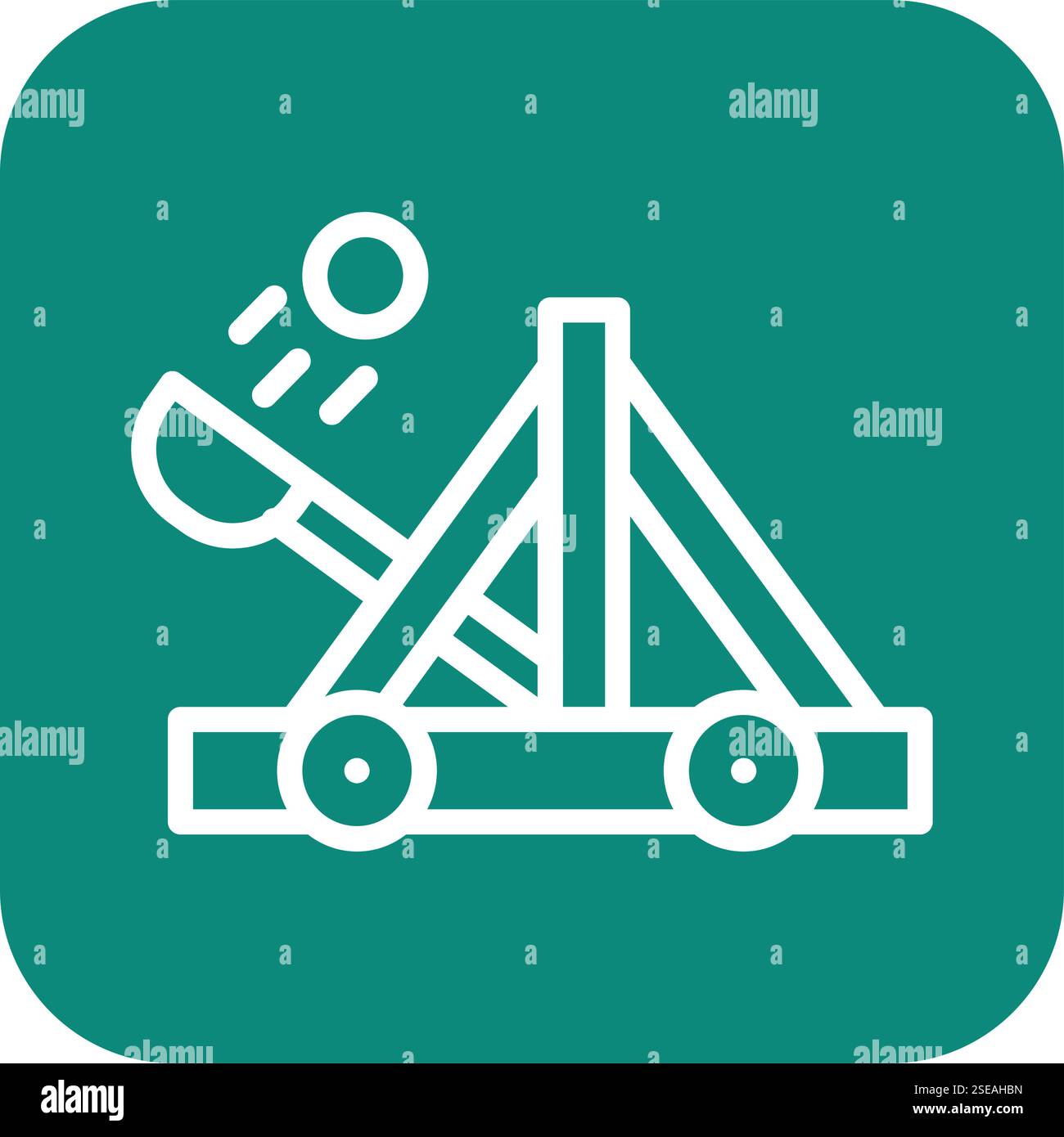 Catapult Vector Icon Design Illustration Stock Vector Image & Art - Alamy