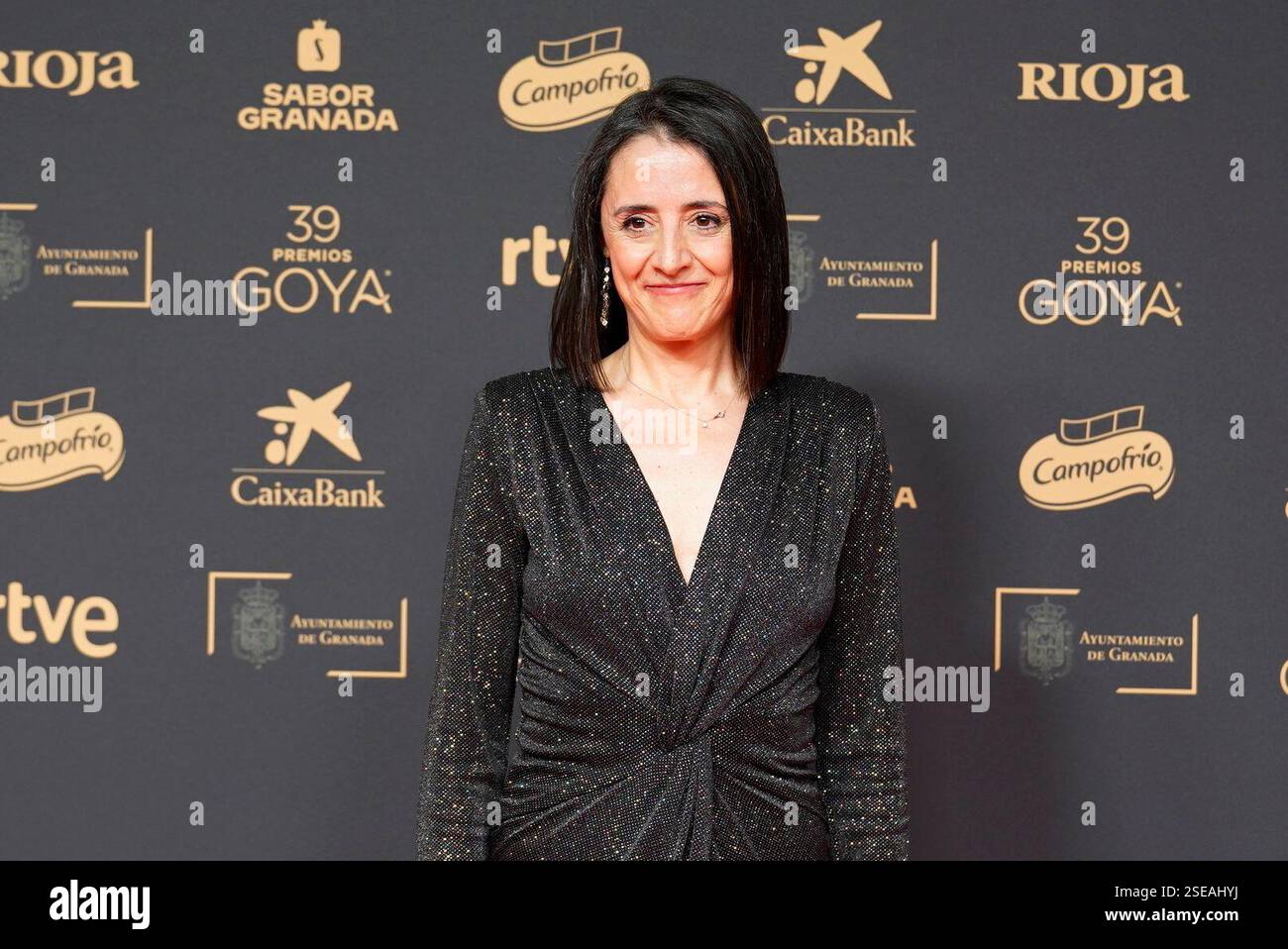 Producer Belén Atienza poses on the red carpet at the 39th edition of ...