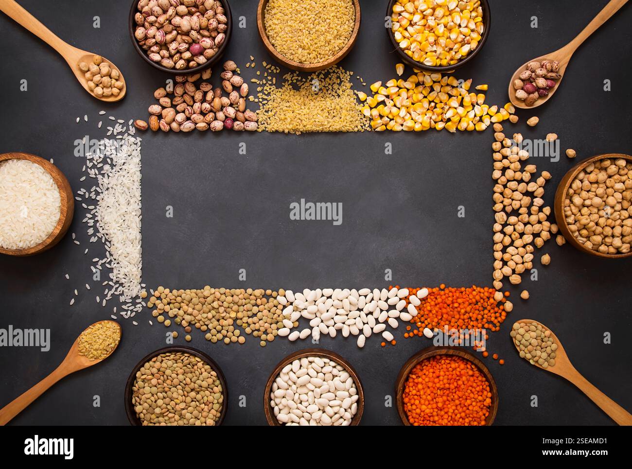 Uncooked legumes hi-res stock photography and images - Alamy