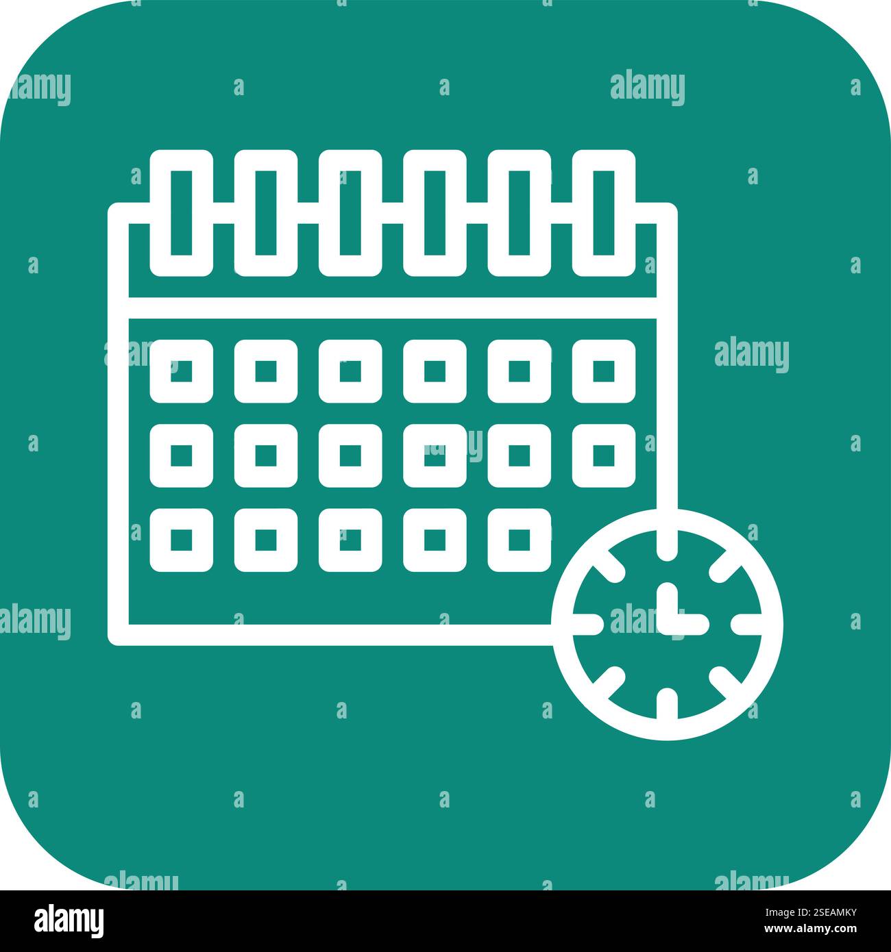 Calander icon Stock Vector Images - Alamy