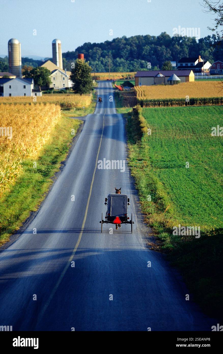 The Amish; or Plain People; in Pennsylvania's Lancaster County; still ...