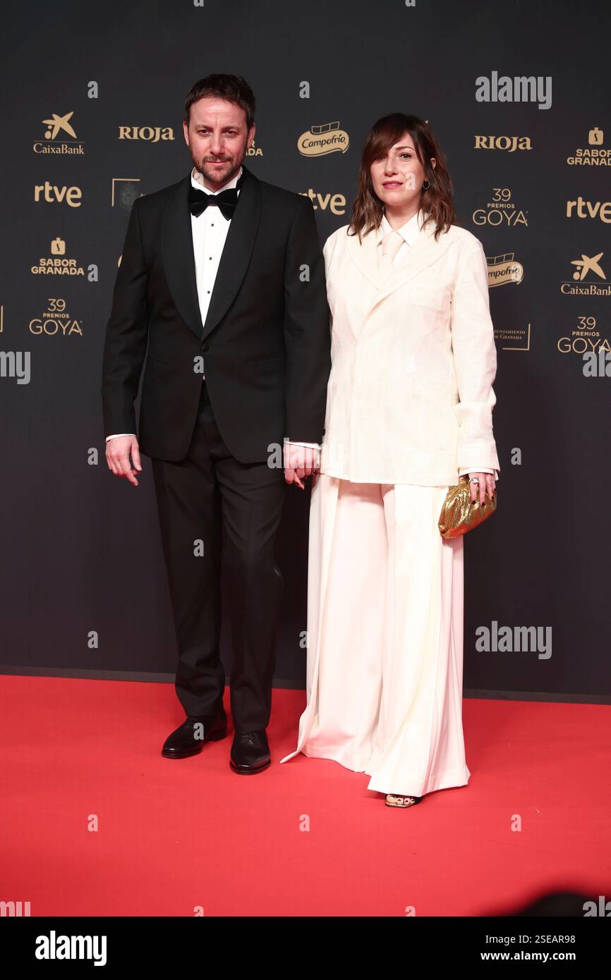 Actor Pepe Lorente poses on the red carpet at the 39th edition of the ...
