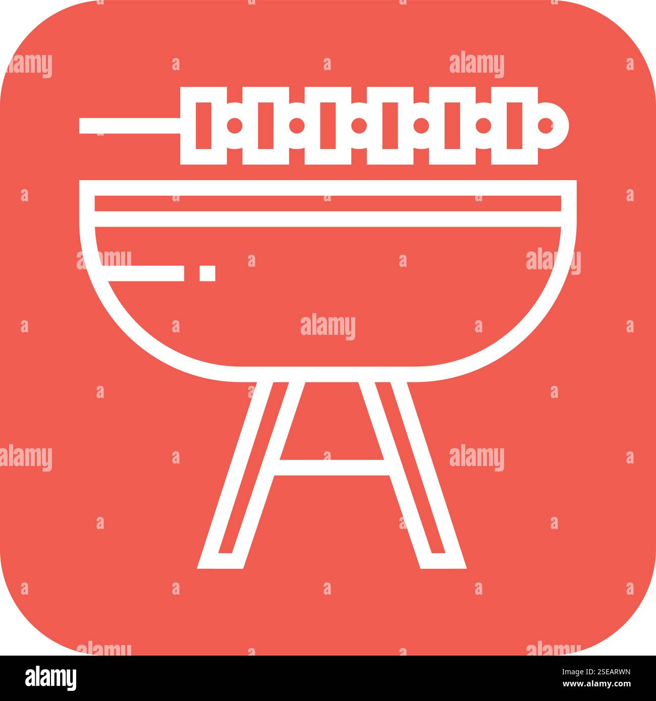 Barbeque vector icon design hi-res stock photography and images - Alamy