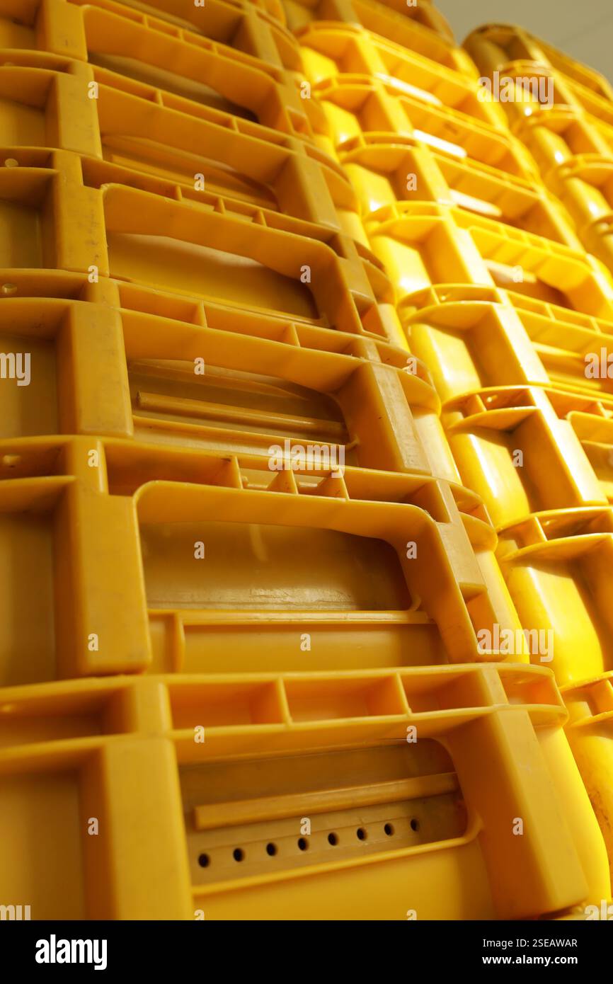 Forked sort letter boxes at the post office for sending letter mailings ...