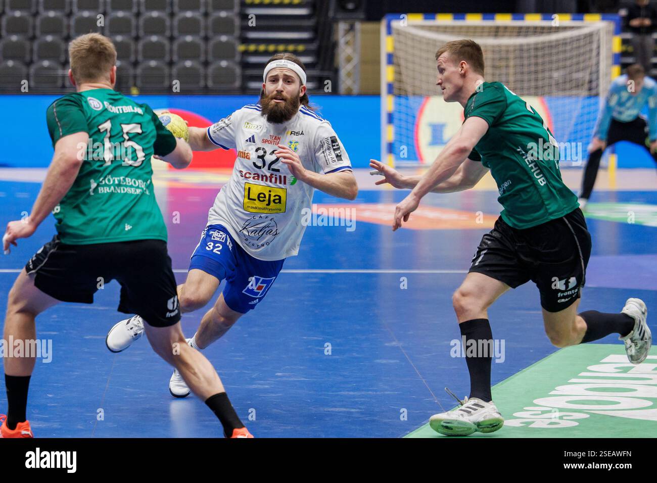 Halmstad, Sverige. 08th Feb, 2025. 250208 Ystad IFs Julius Lindskog ...