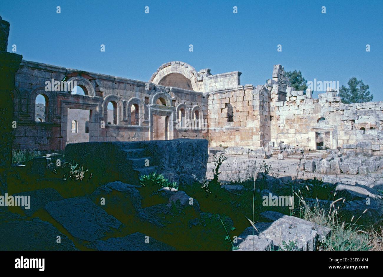 East basilica, church of Saint Simeon Stylites, Qalʿat Simʿan, near ...