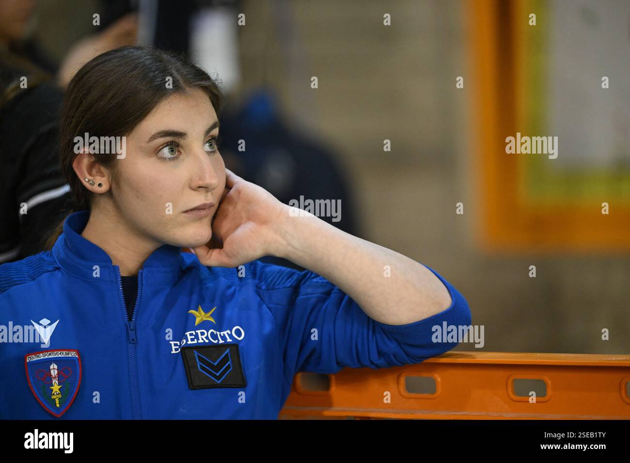 Montichiari, Italy. 08th Feb, 2025. Angela Andreoli (Esercito Italiano ...