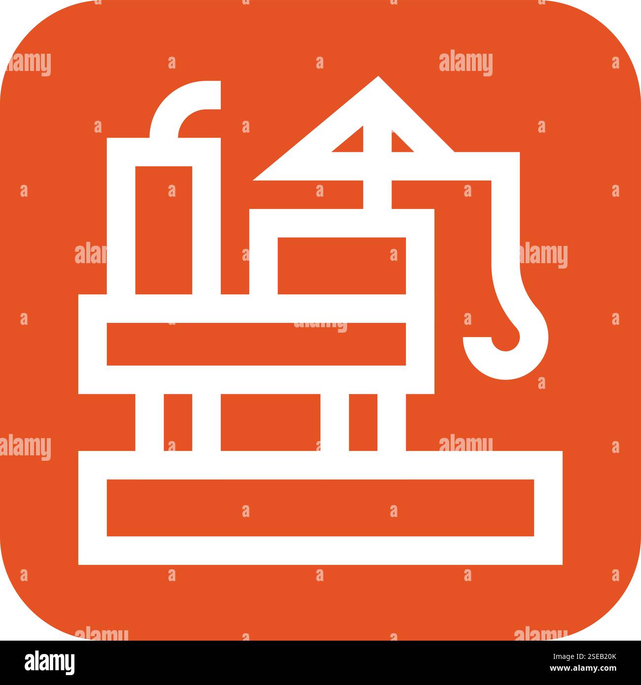 Offshore Vector Icon Design Illustration Stock Vector Image & Art - Alamy