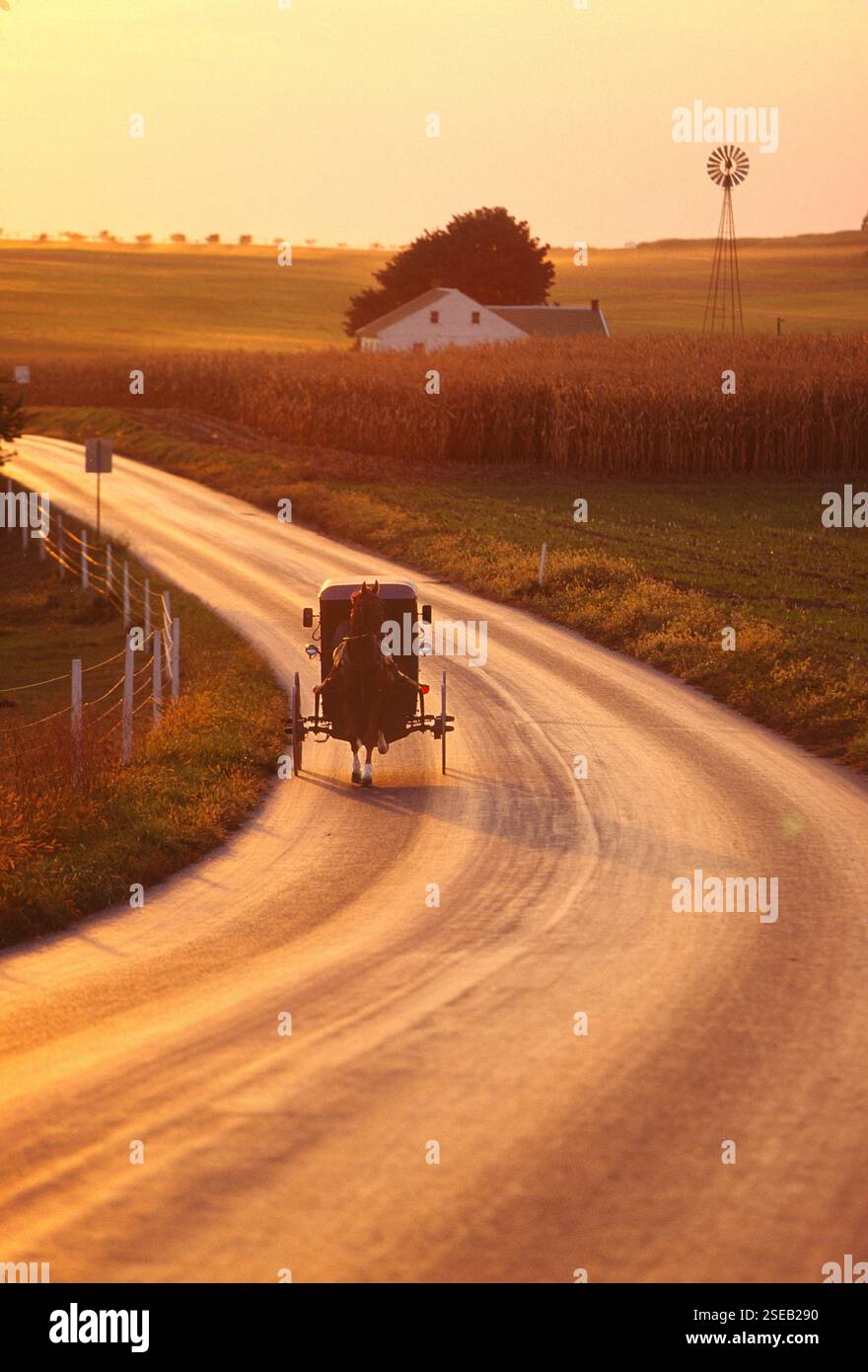 The Amish; or Plain People; in Pennsylvania's Lancaster County; still ...