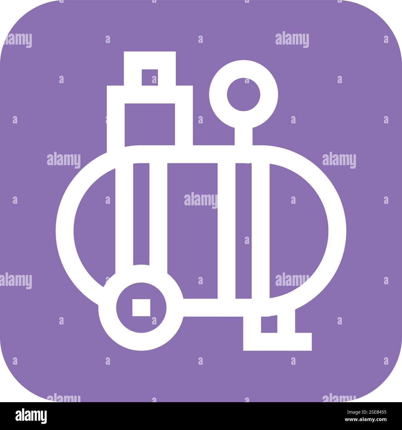 Air Compressor Vector Icon Design Illustration Stock Vector Image & Art ...