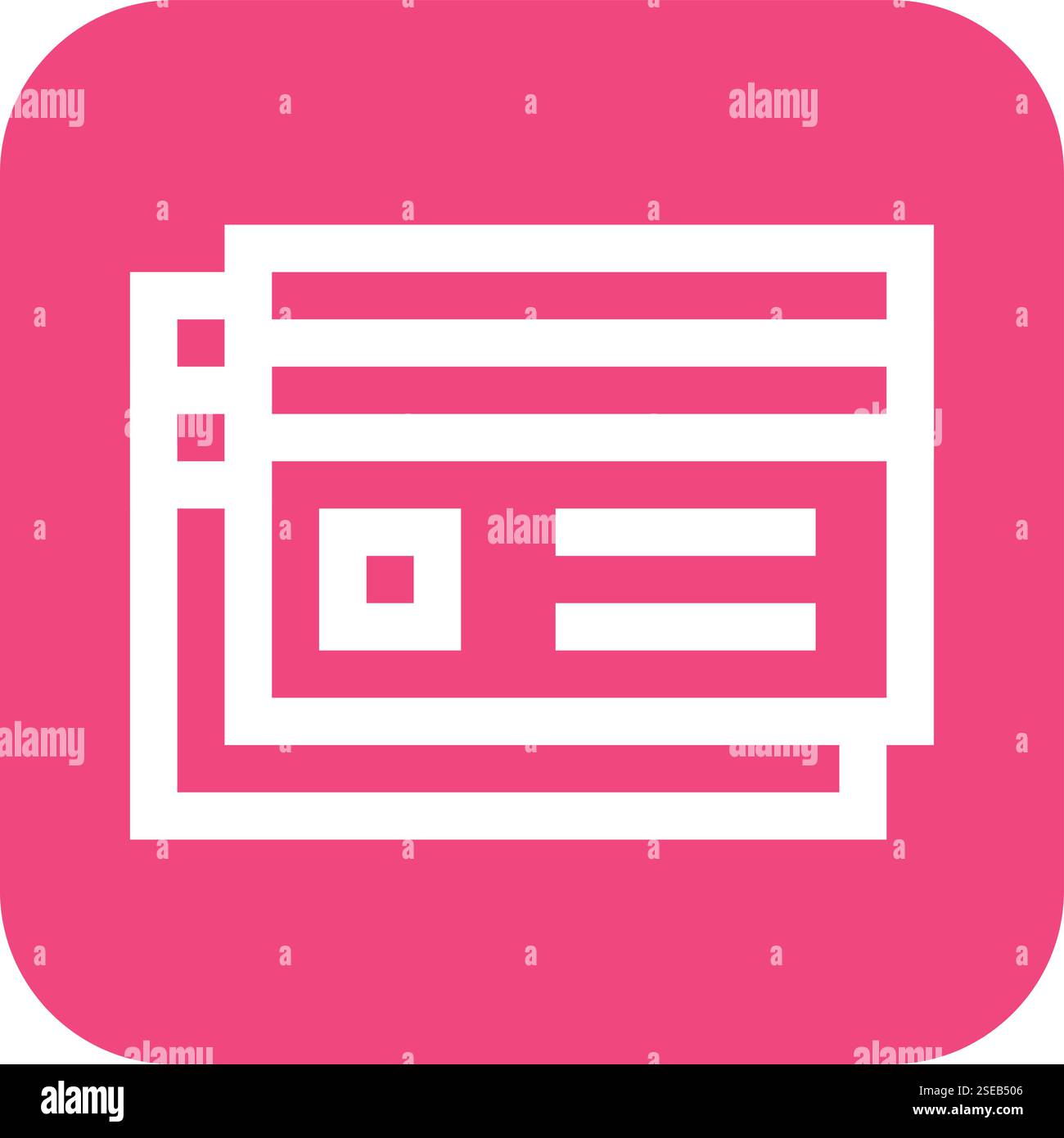 Vector set flat cards Cut Out Stock Images & Pictures - Alamy