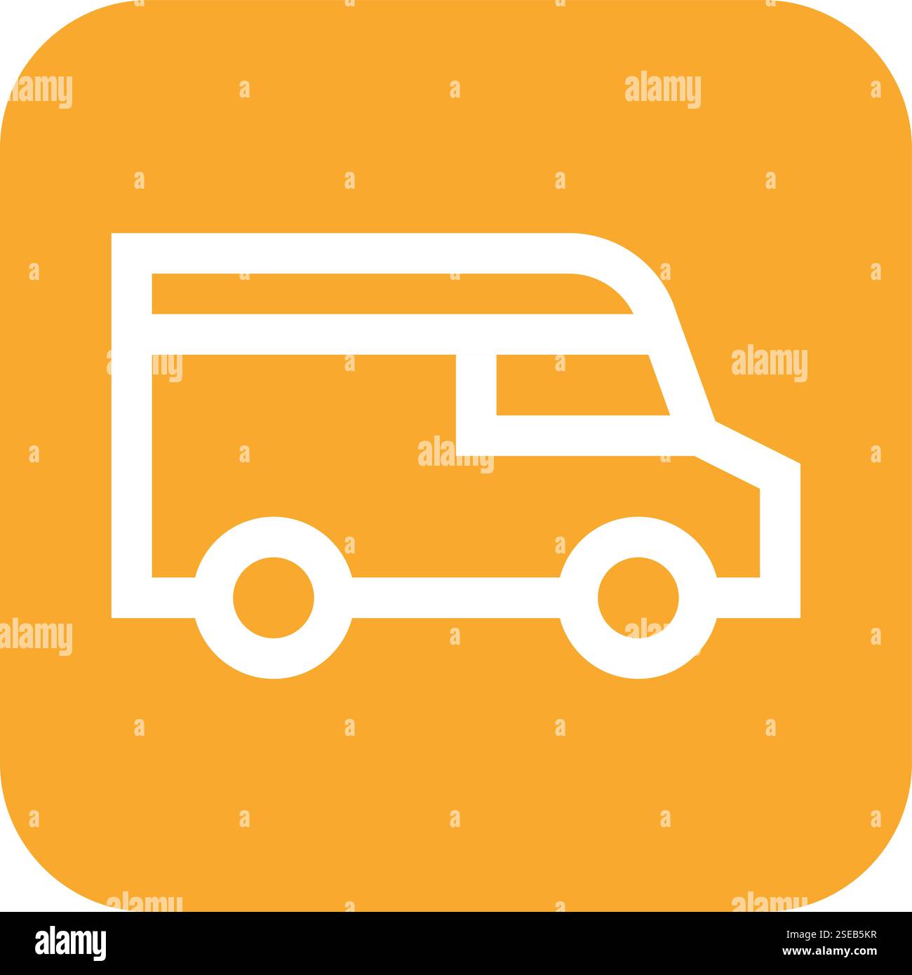 Delivery Van Vector Icon Design Illustration Stock Vector Image & Art ...