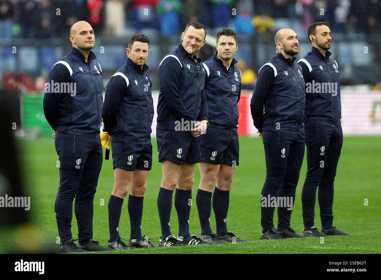 Rome, Italy. 08th Feb, 2025. Rome, Italy 08.02.2025: Referee Matthew ...