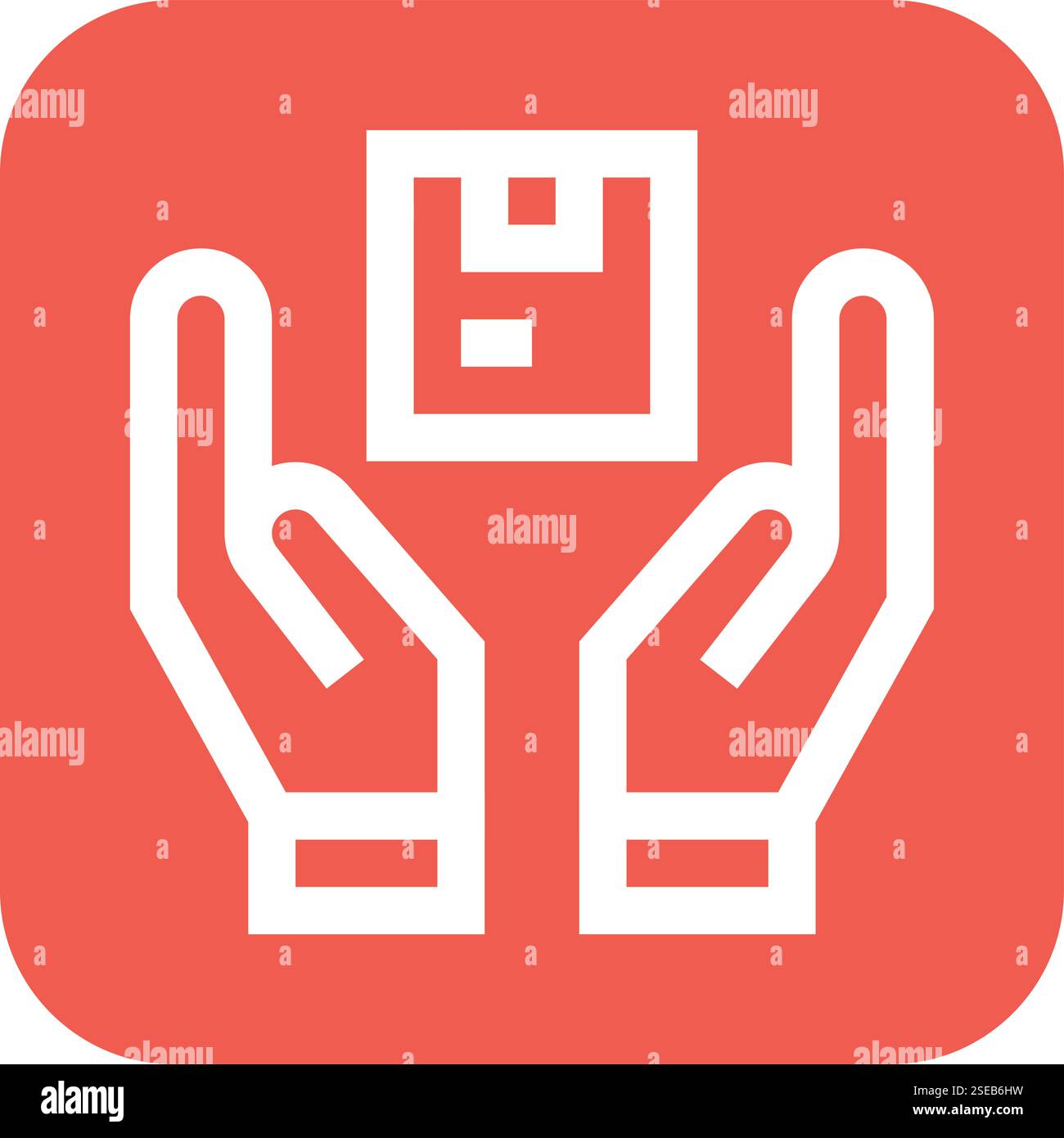 Parcel Handling Vector Icon Design Illustration Stock Vector Image ...