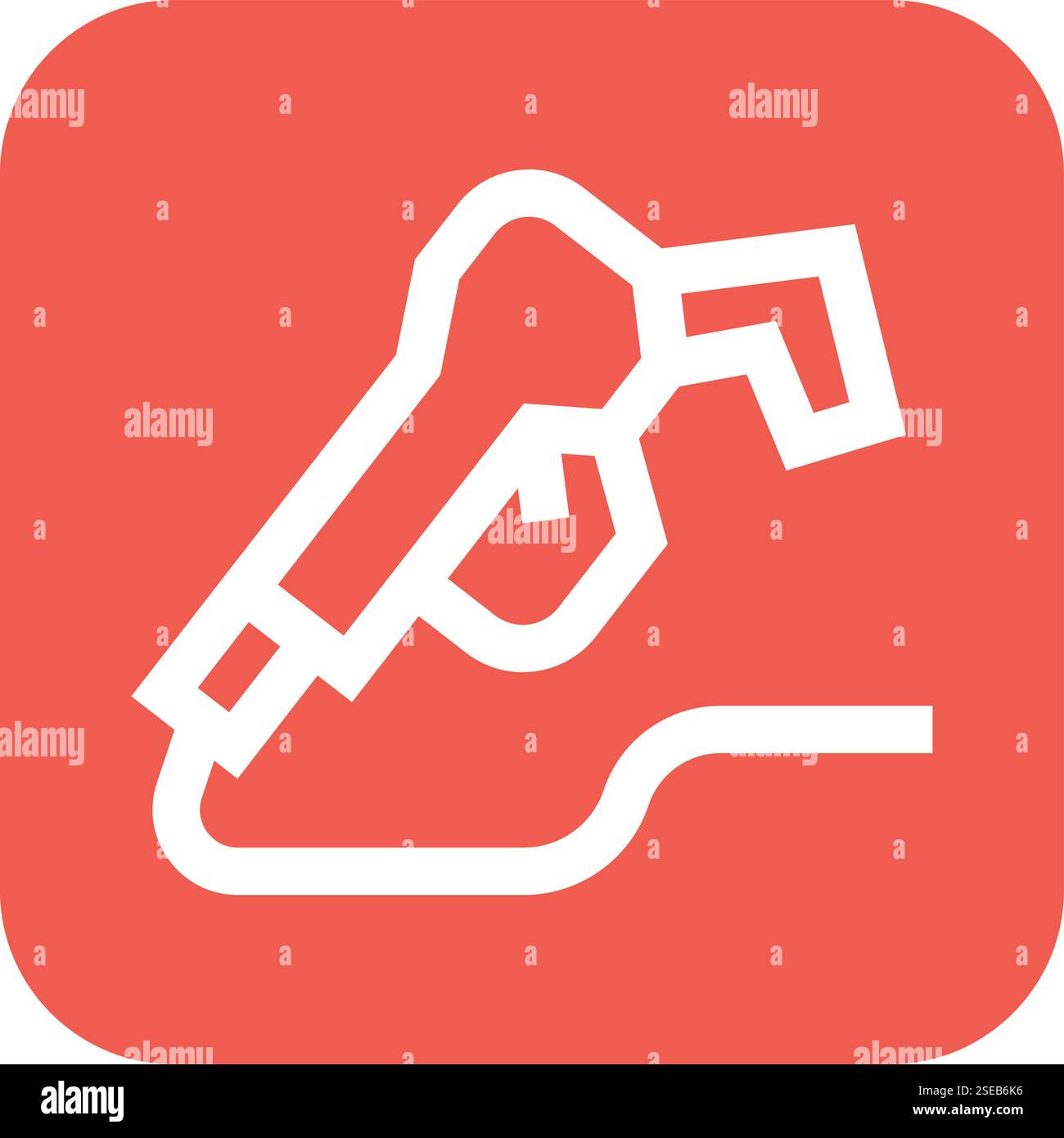 Fuel Nozzle Vector Icon Design Illustration Stock Vector Image & Art ...