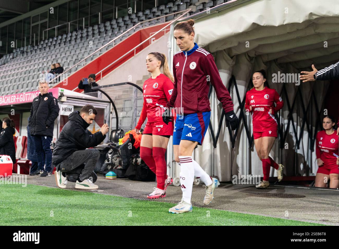 Thun, Switzerland. 08th Feb, 2025. 08/02/2025, Thun, Stockhorn Arena ...