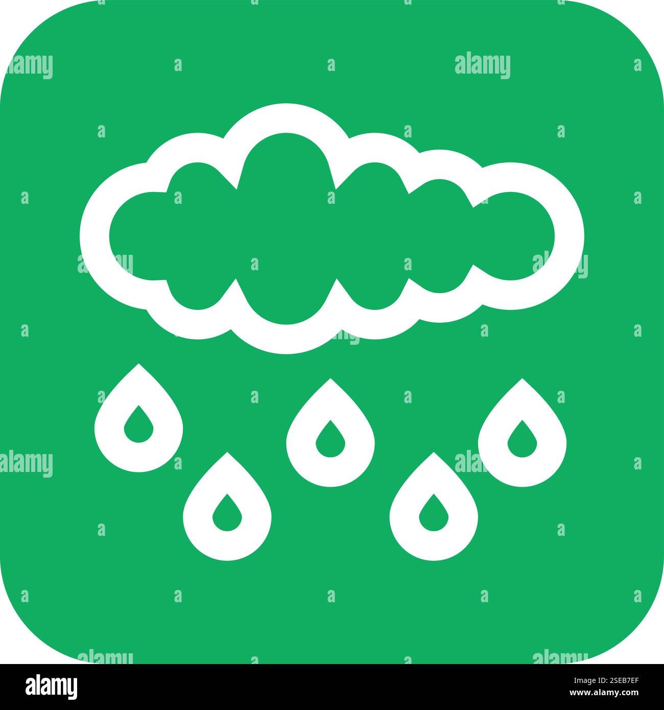 Acid Rain Vector Icon Design Illustration Stock Vector Image & Art - Alamy