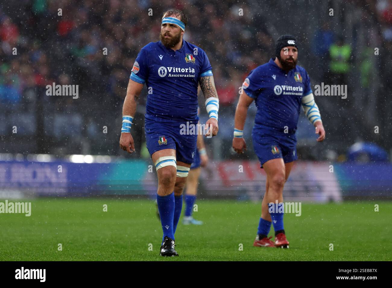 Rome, Italy 08.02.2025: Niccolò CANNONE of Italy, Simone FERRARI of ...