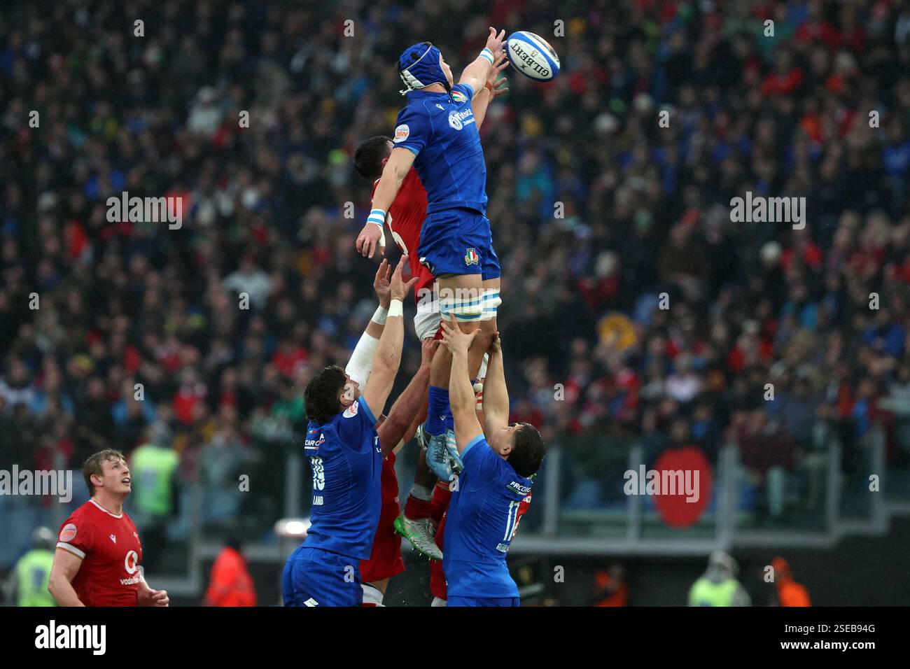 Rome, Italy 08.02.2025: Ross VINTCENT of Italy seen in action during ...