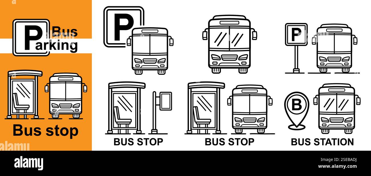 Park city shuttle bus Stock Vector Images - Alamy