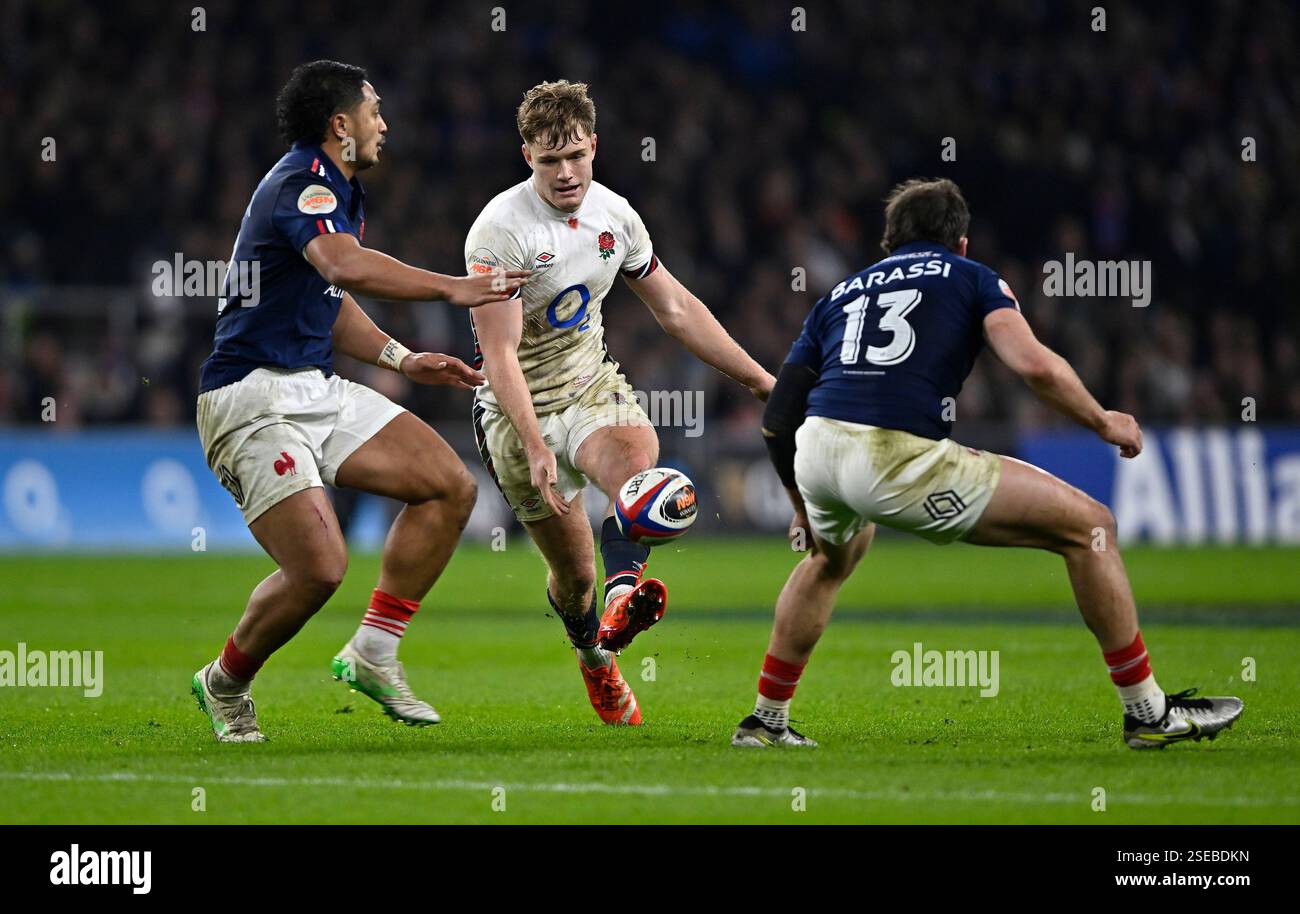 Twickenham, United Kingdom. 08th Feb, 2025. Guinness Mens 6 Nations. England V France. Allianz ...