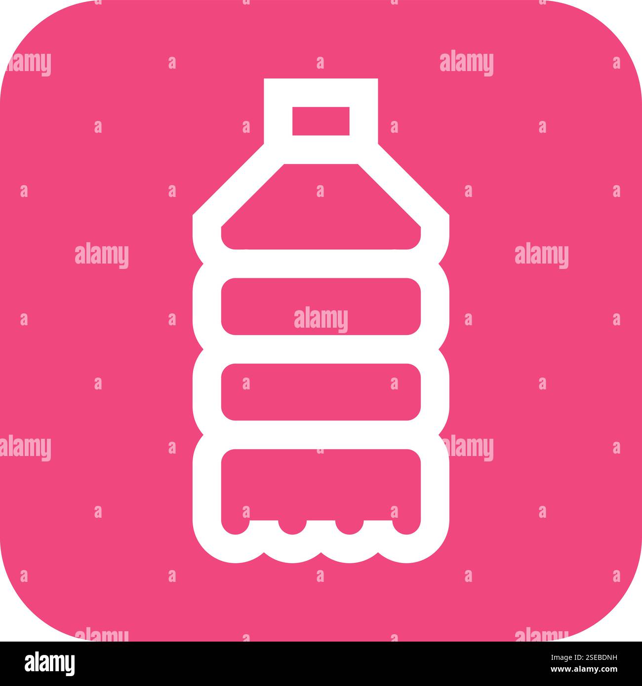 Portable bottle water flat Stock Vector Images - Alamy