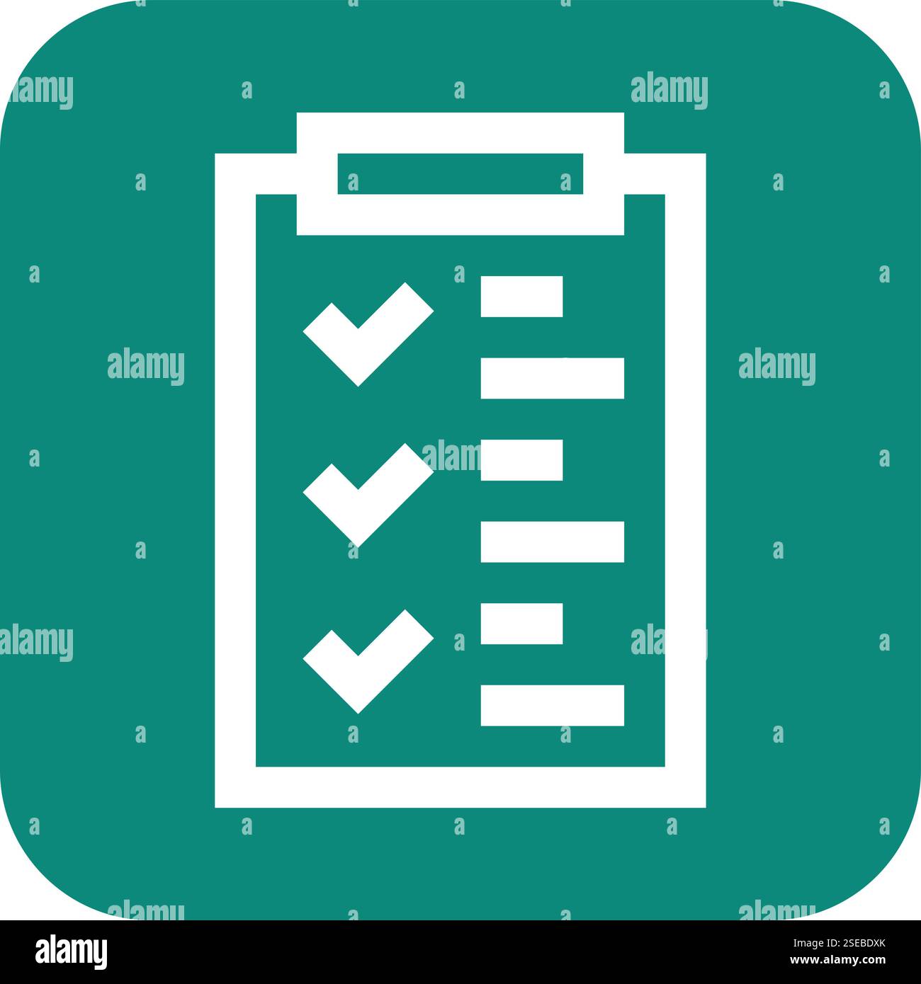 Checklist outline icons hi-res stock photography and images - Alamy