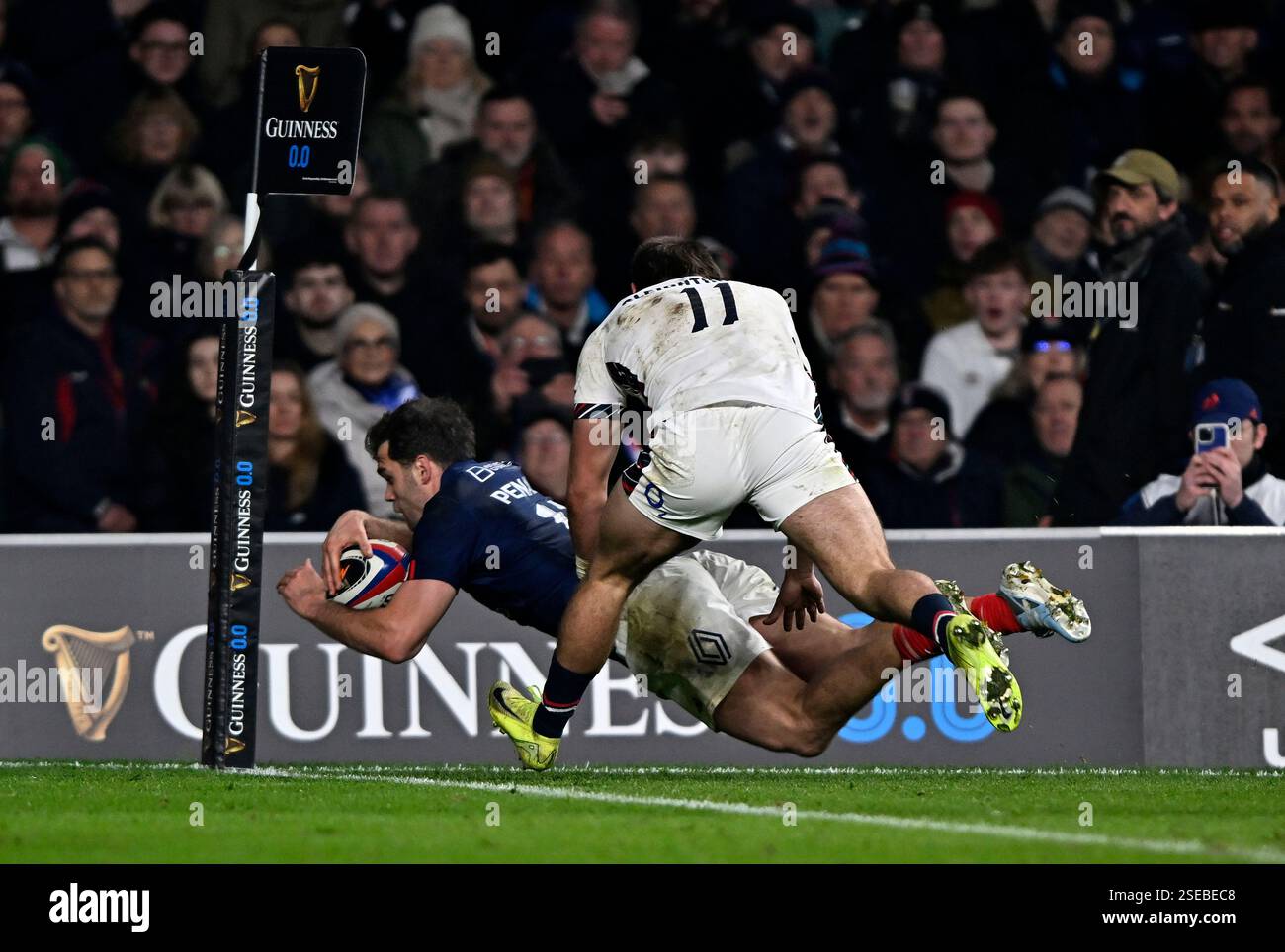 Twickenham, United Kingdom. 08th Feb, 2025. Guinness Mens 6 Nations. England V France. Allianz ...