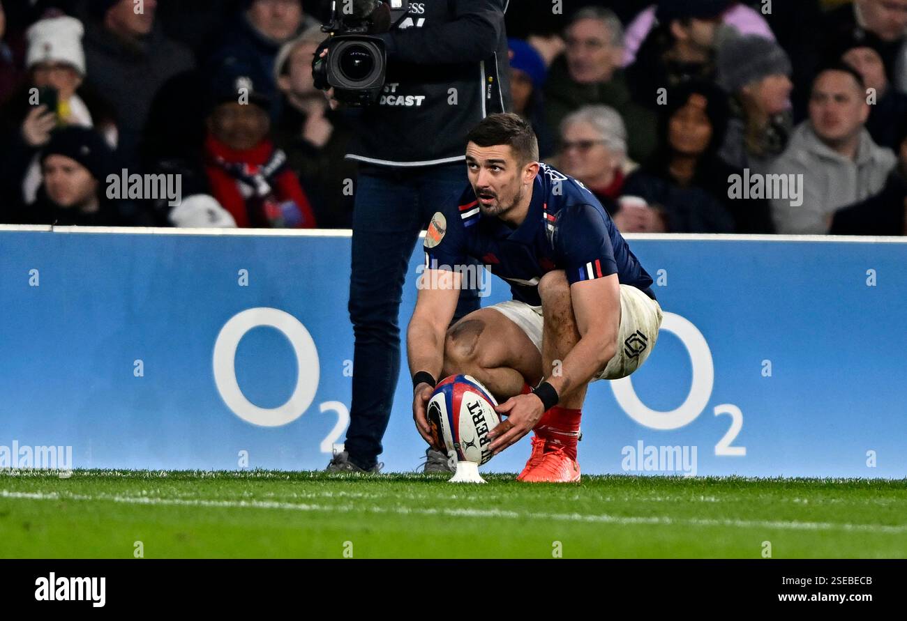 Twickenham, United Kingdom. 08th Feb, 2025. Guinness Mens 6 Nations. England V France. Allianz ...