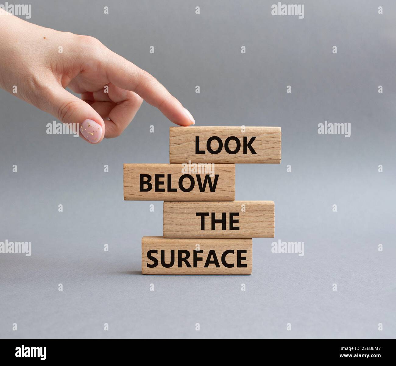 Look below the surface symbol. Concept word Look below the surface on ...
