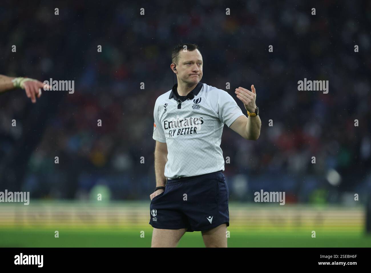 Rome, Italy 08.02.2025: seen in action during the Guinness Six Nations ...