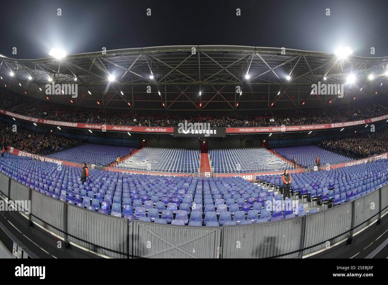 Rotterdam, Netherlands. 08th Feb, 2025. ROTTERDAM, 08-02-2025, Stadium ...