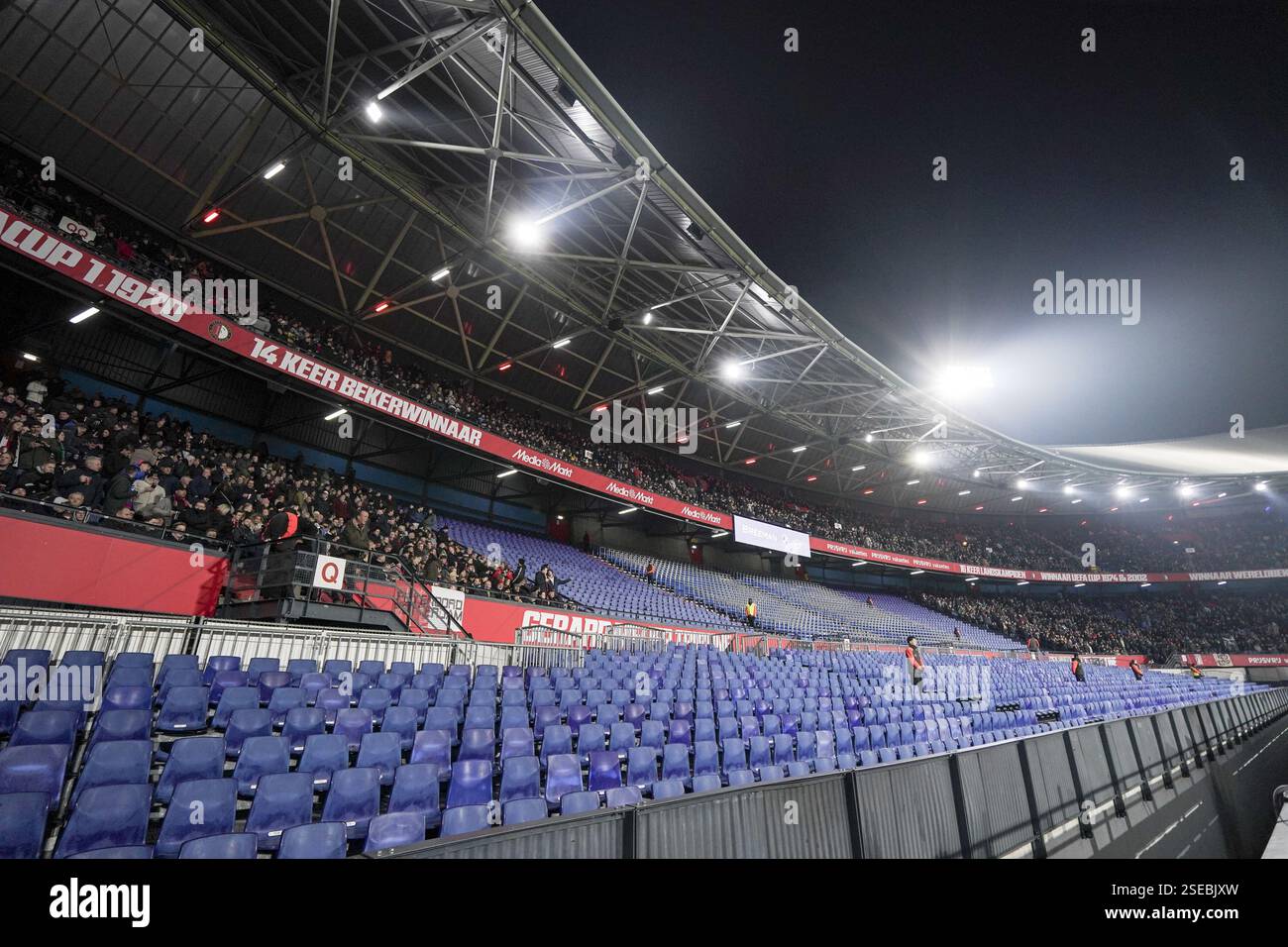 Rotterdam, Netherlands. 08th Feb, 2025. ROTTERDAM, 08-02-2025, Stadium ...
