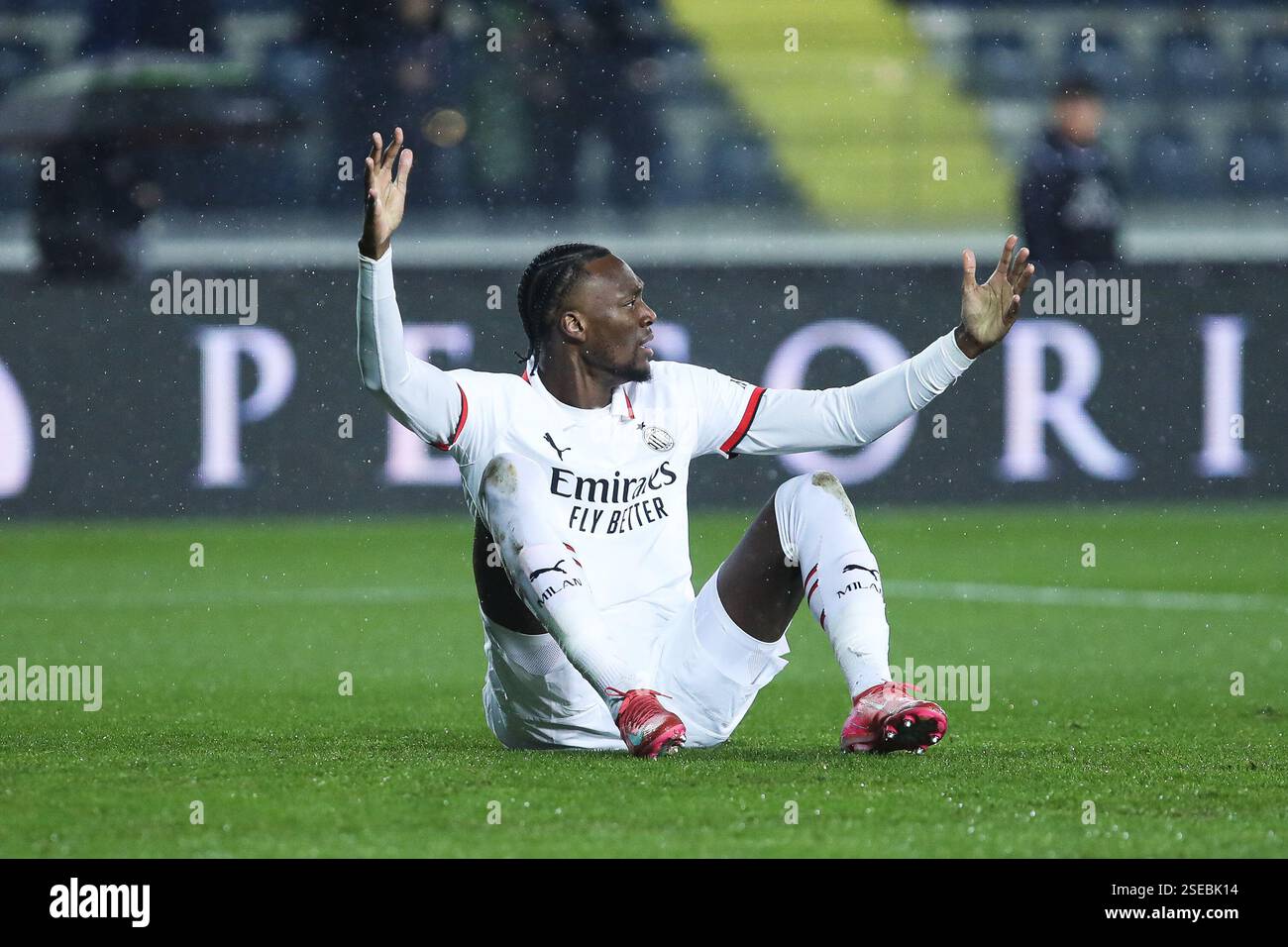 Empoli, Italy. 08th Feb, 2025. Tammy Abraham of AC Milan looks dejected ...