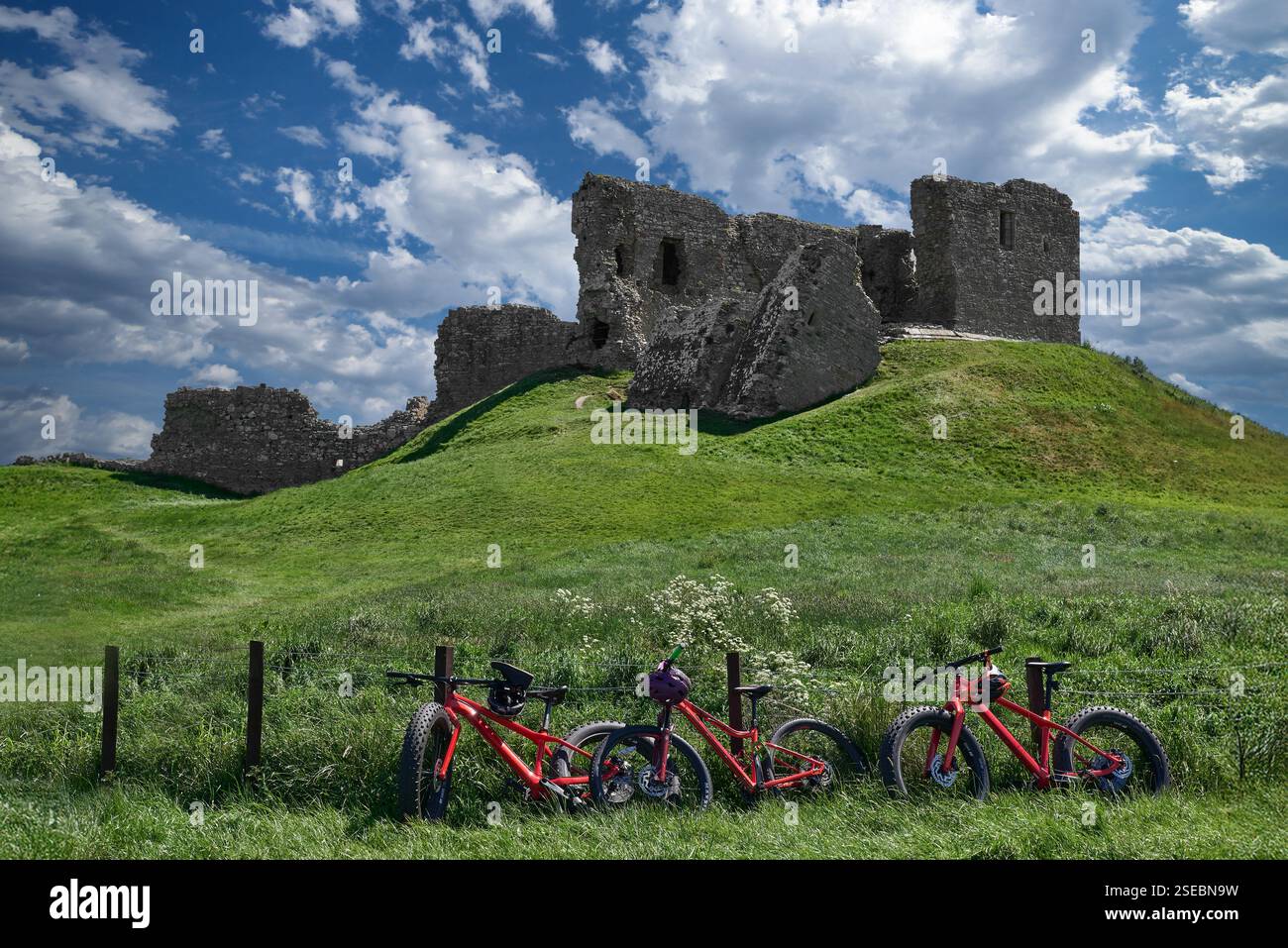 Historic Duffus Castle Stock Photo - Alamy