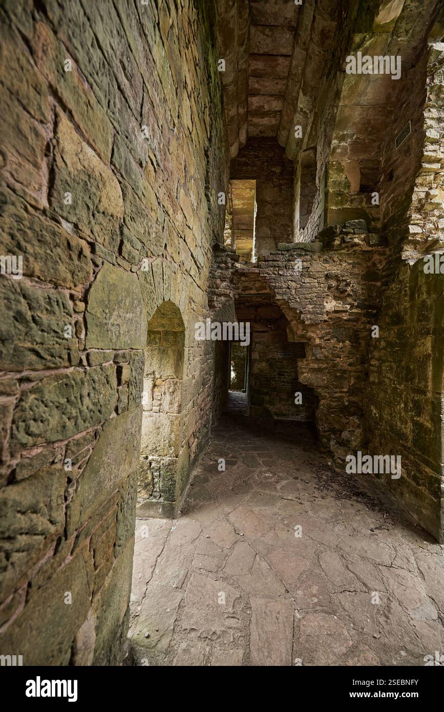 Historic Duffus Castle Stock Photo - Alamy