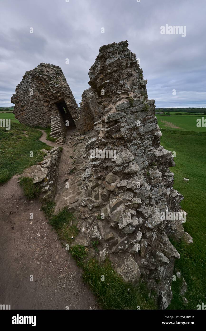 Historic Duffus Castle Stock Photo - Alamy