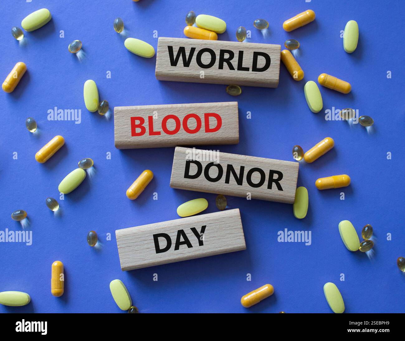 World Blood Donor Day symbol. Concept word World Blood Donor Day on ...